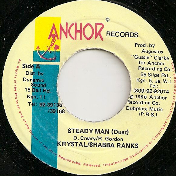 Krystal & Shabba Ranks - Steady Man / Version (7") | 100-001-05956