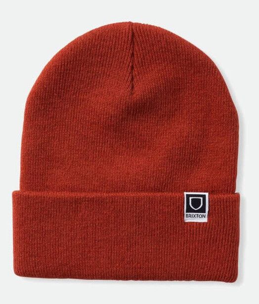 Brixton Harbor Beta Watch Cap Beanie in Burnt Red | One Size | 100-010 ...